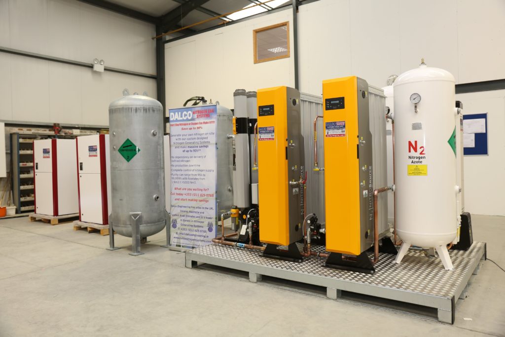 Skid Mounted System ready to use with Nitrogen Gas